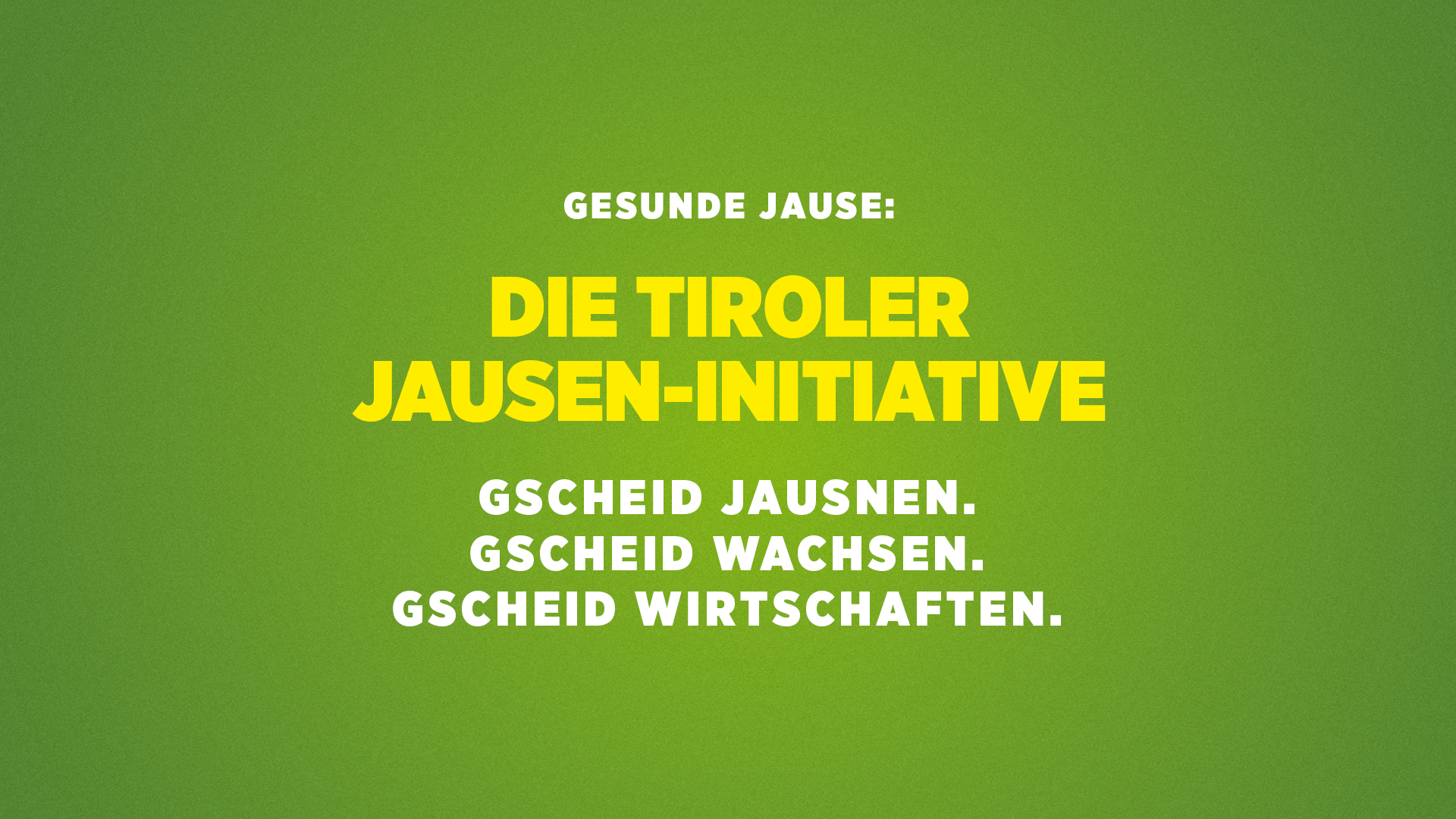 Die Tiroler Jausen-Initiative | Gesunde Jause